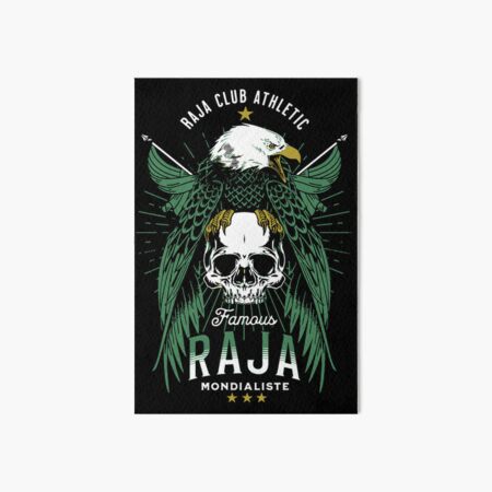 "Raja Athletic Club, RCA, Football Casablanca, Morocco" Art Board Print ...