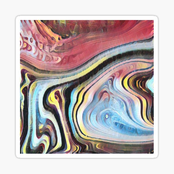 "Saturn Pattern Rainbow Art" Sticker for Sale by RainbowLush | Redbubble