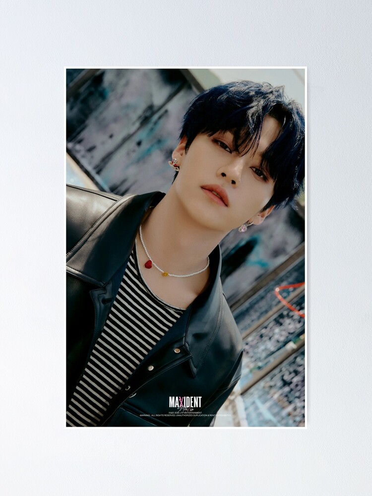 Póster «Minho Lee Know Maxident STRAY KIDS SKZ LOGO kpop círculo firmas ...