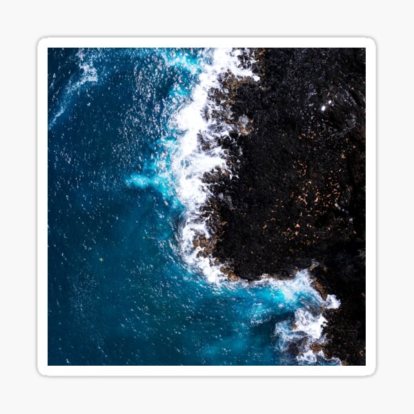 "ocean waves beach blue Water" Sticker for Sale by Ancient-Egypt ...