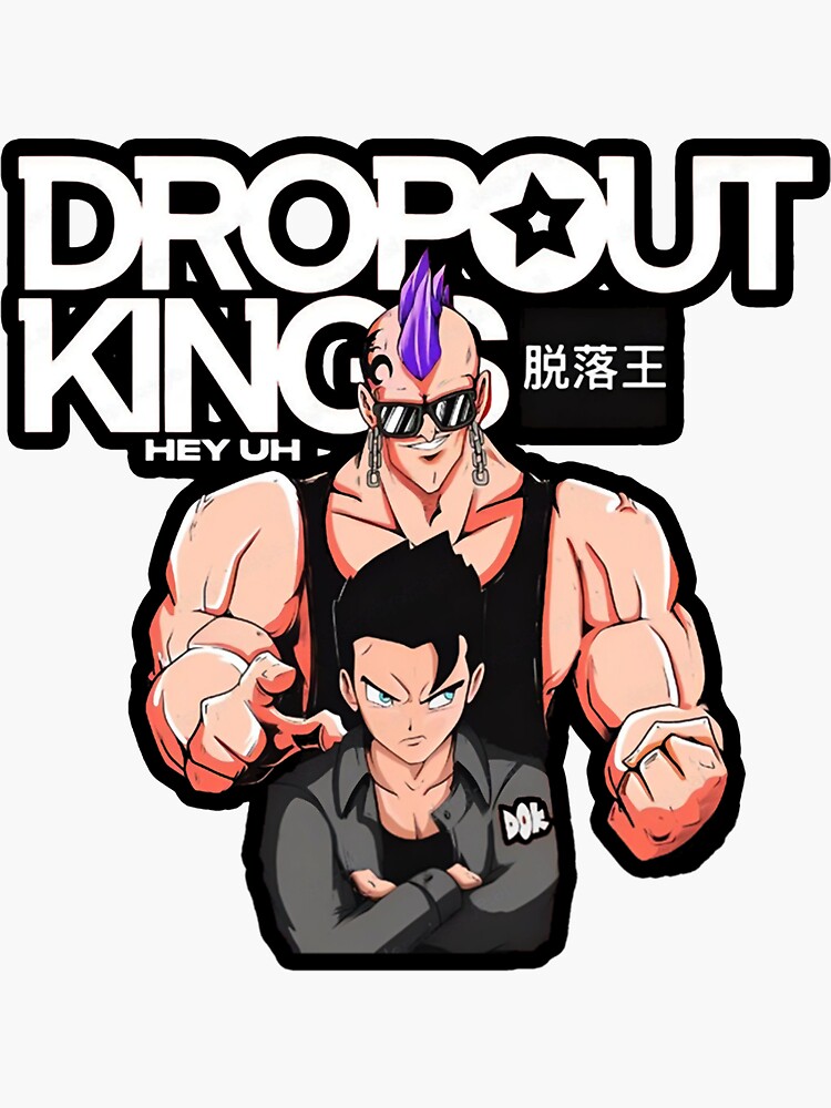 Pegatina «Hombre musculoso de Dropout Kings -banda estadounidense de nu ...