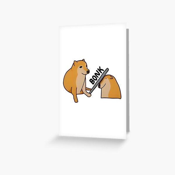 Tarjetas de felicitación for Sale con la obra « Pixel Art Cheems Bonk ...