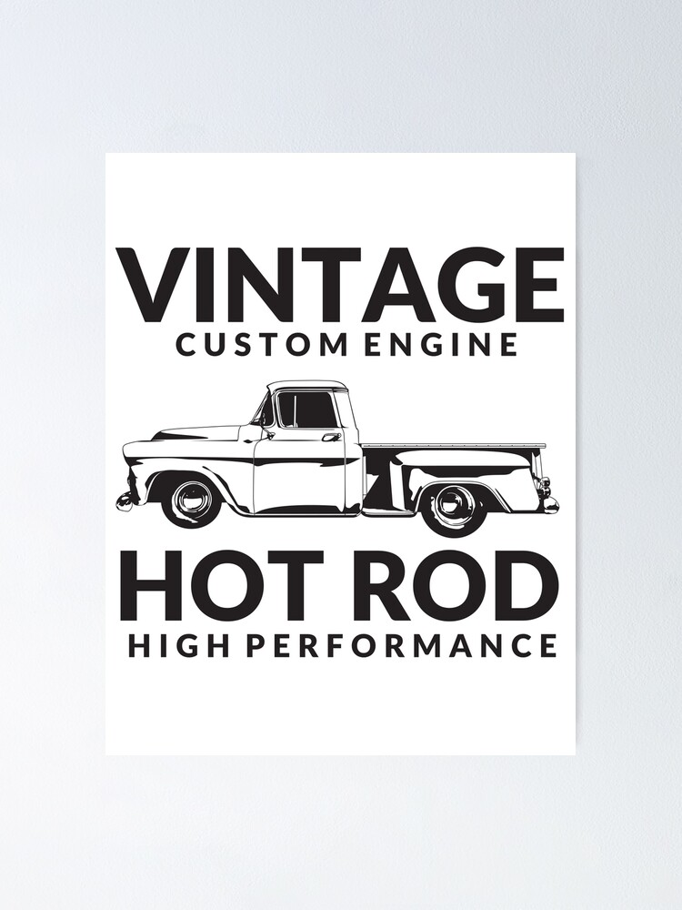 "Vintage hotrod - high performance" Poster for Sale by Jimsgreatloot ...