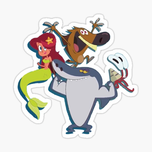 "Zig And Sharko Games " Sticker for Sale by ShawnaMansion | Redbubble