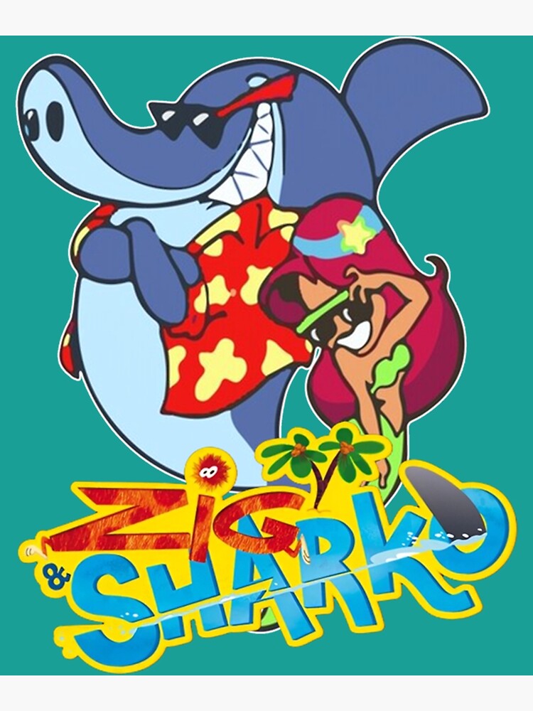 Póster «Juegos de Zig y Sharko a Juegos de Zig y Sharko» de ShawnaMansion | Redbubble