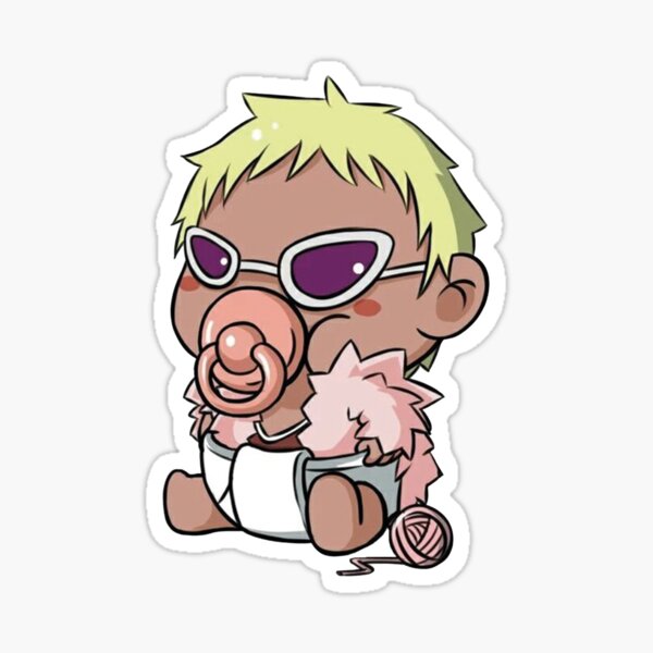 "One Piece Doflamingo Baby" Sticker for Sale by kobmamba | Redbubble