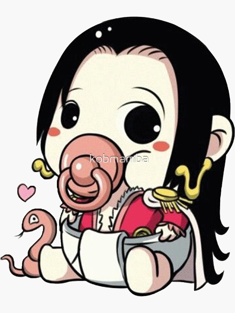 "One Piece Boa Hancock Baby" Sticker for Sale by kobmamba | Redbubble