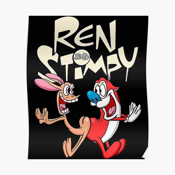 "Ren And Stimpy" Poster for Sale by DetlevJost | Redbubble