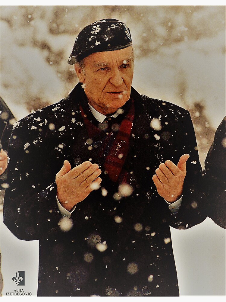 "Alija Izetbegovic" Sticker for Sale by BosniaQuotes | Redbubble