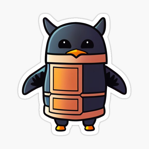 "Devil penguin in straitjacket" Sticker for Sale by CutePlanetEarth ...