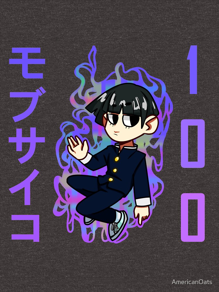 "Mob Psycho 100 Shigeo Chibi- 38%" T-shirt by AmericanOats | Redbubble ...