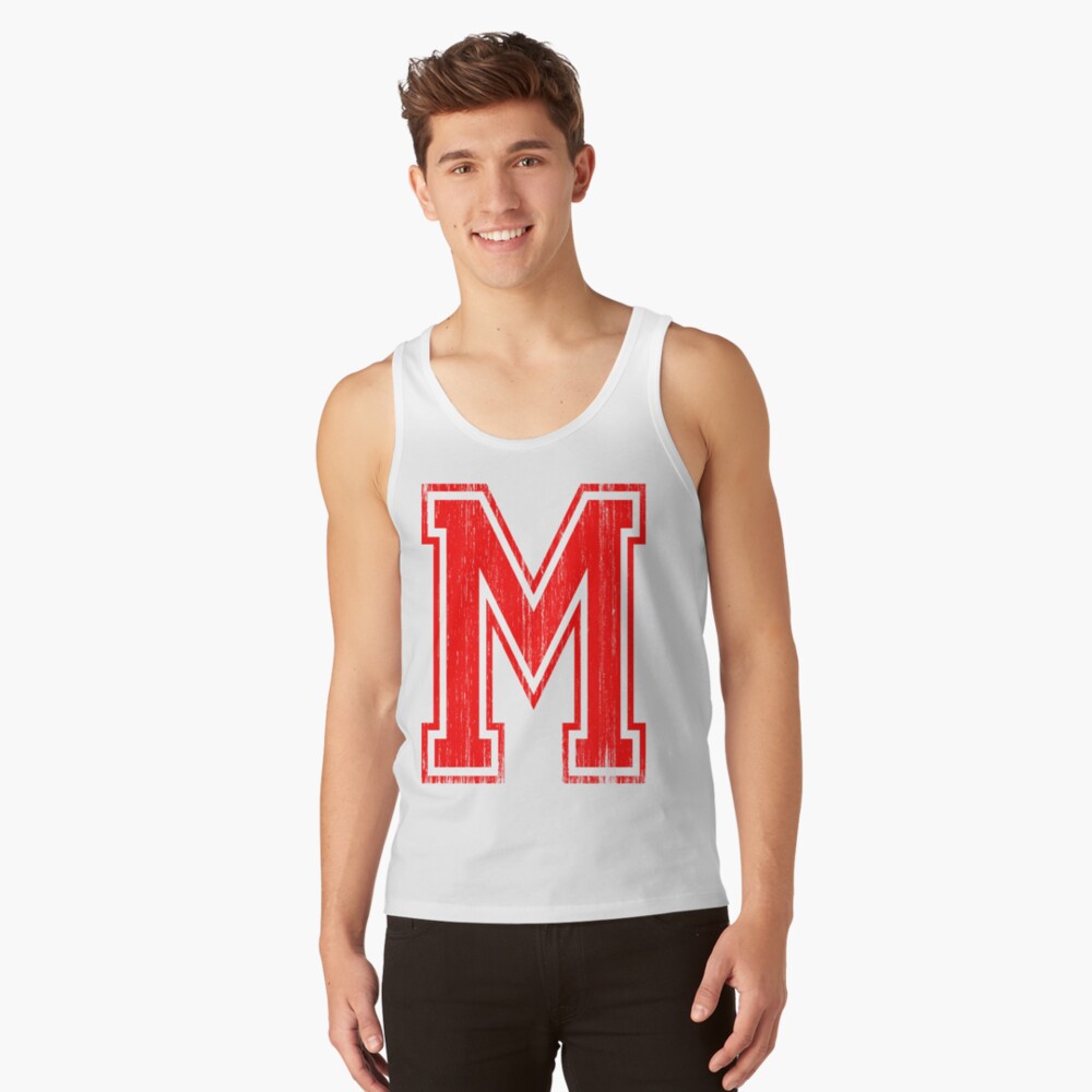 "Big Red Letter M" Sticker for Sale by adamcampen | Redbubble