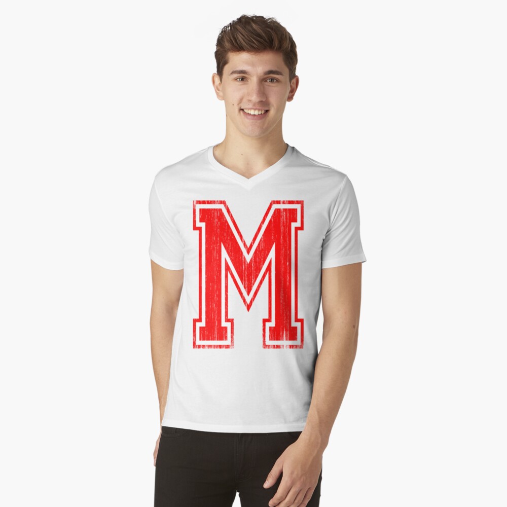 "Big Red Letter M" Sticker for Sale by adamcampen | Redbubble