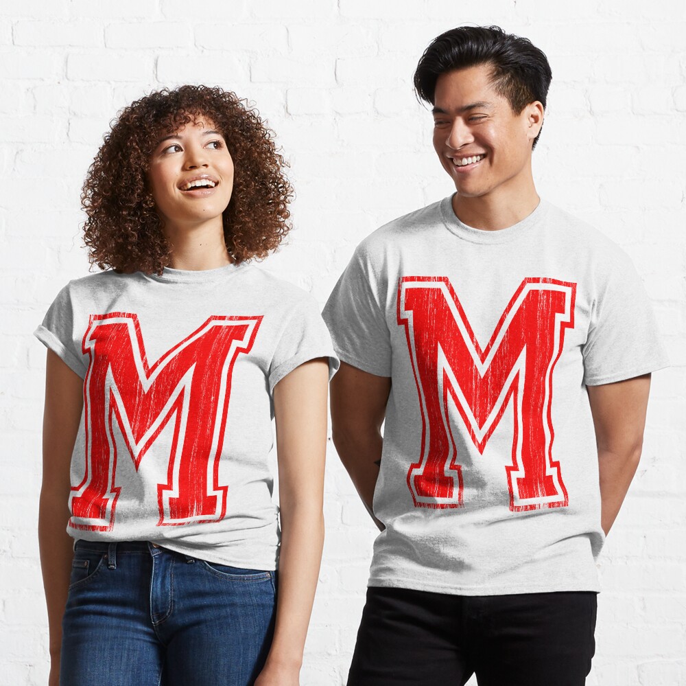 "Big Red Letter M" Sticker for Sale by adamcampen | Redbubble
