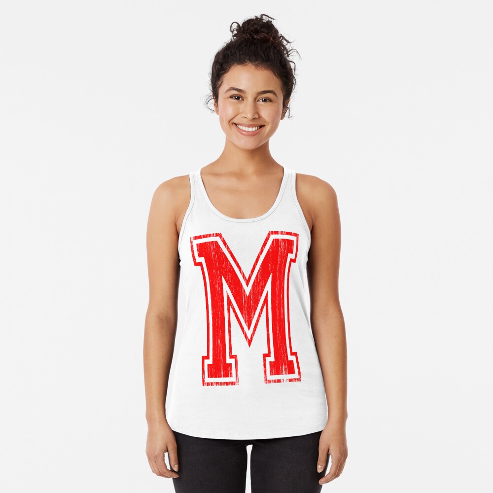"Big Red Letter M" Sticker for Sale by adamcampen | Redbubble