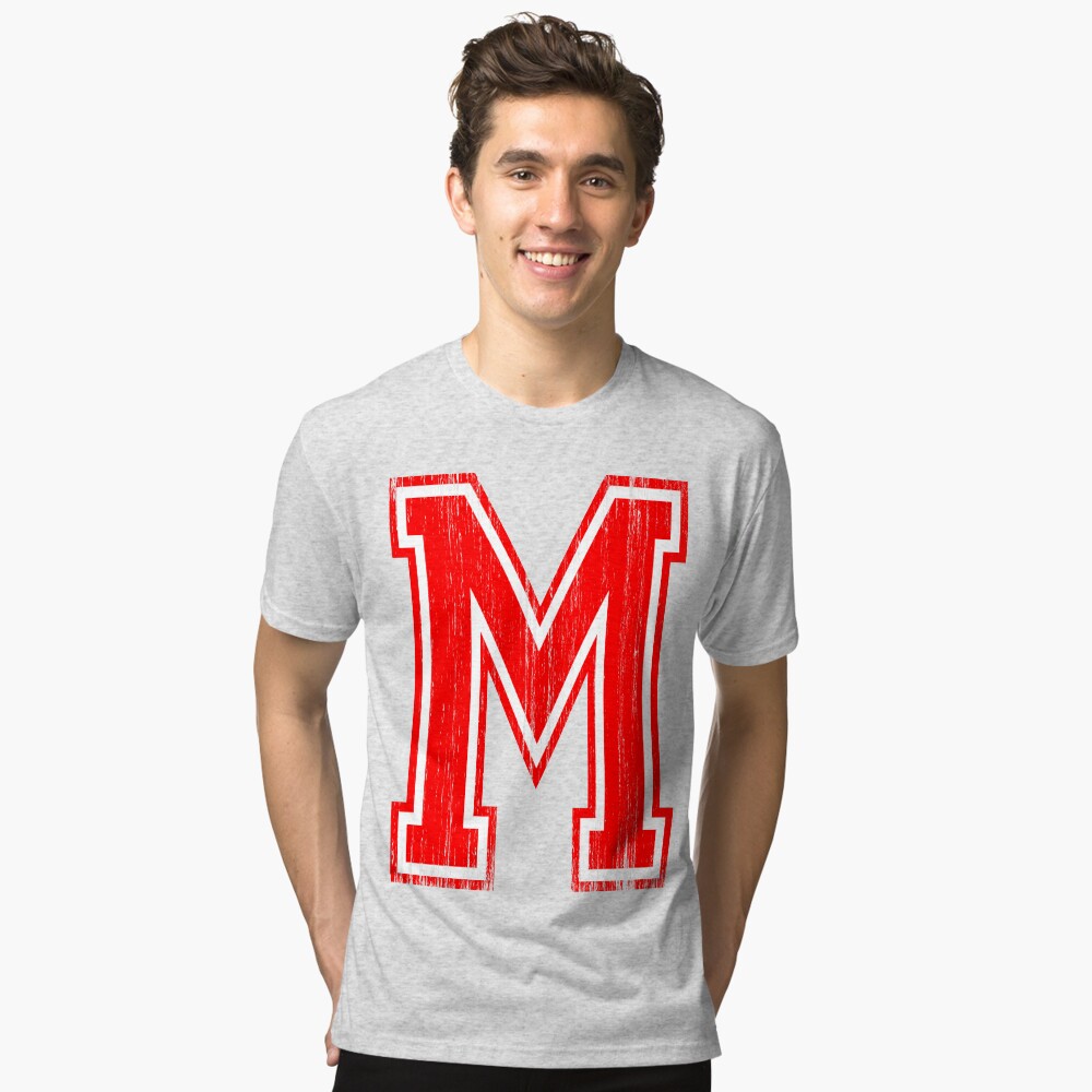 "Big Red Letter M" Sticker for Sale by adamcampen | Redbubble
