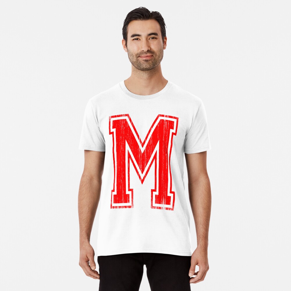 "Big Red Letter M" Sticker for Sale by adamcampen | Redbubble