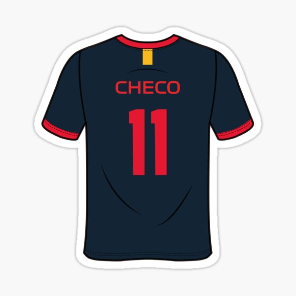 "Checo 11 Jersey Illustration" Sticker for Sale by cartmaxx2 | Redbubble