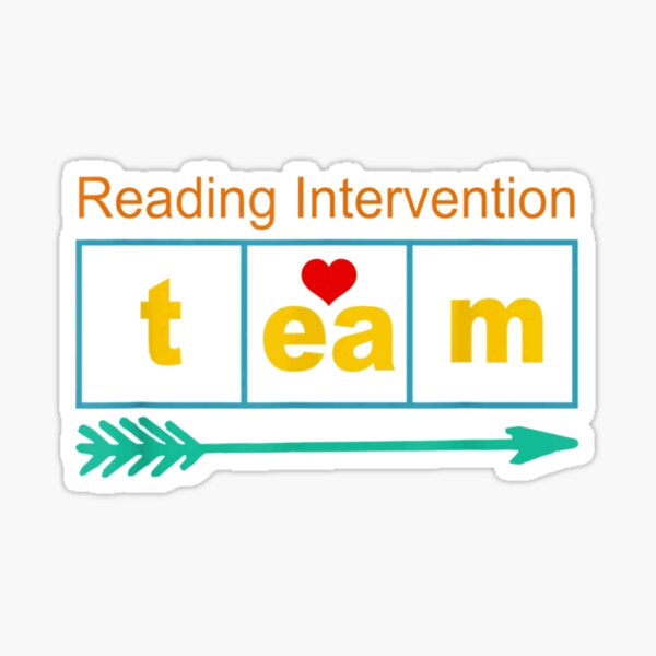 "Reading Intervention Team Science Of Reading Teacher Squad" Sticker ...