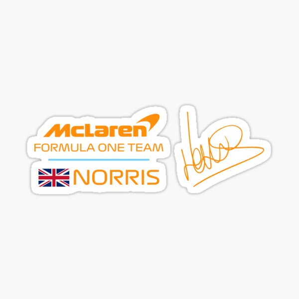 "Lando Norris McLaren Formula one team" Sticker for Sale by ...