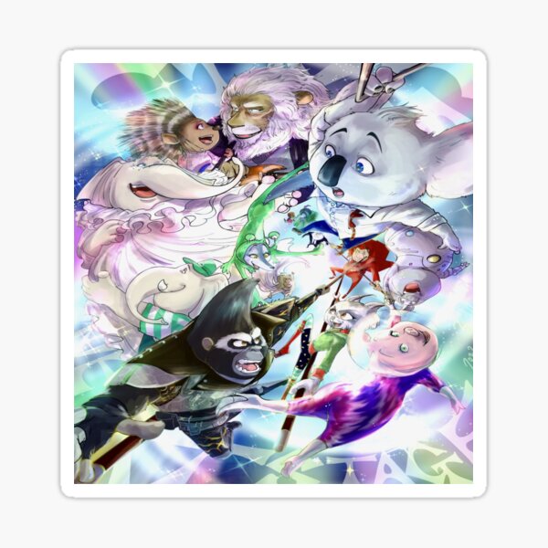 "Sing 2,Porsha Sing 2" Sticker for Sale by PlayTimeUp | Redbubble