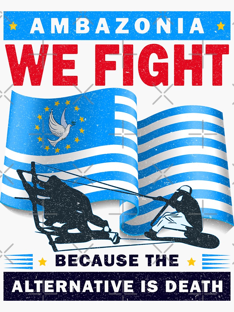 "Ambazonia Freedom Fighters (For Light Color T-Shirts)" Sticker for ...