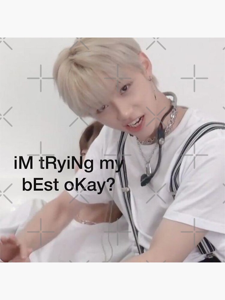 "Felix funny meme - STRAY KIDS skz" Sticker for Sale by Monahh98 ...