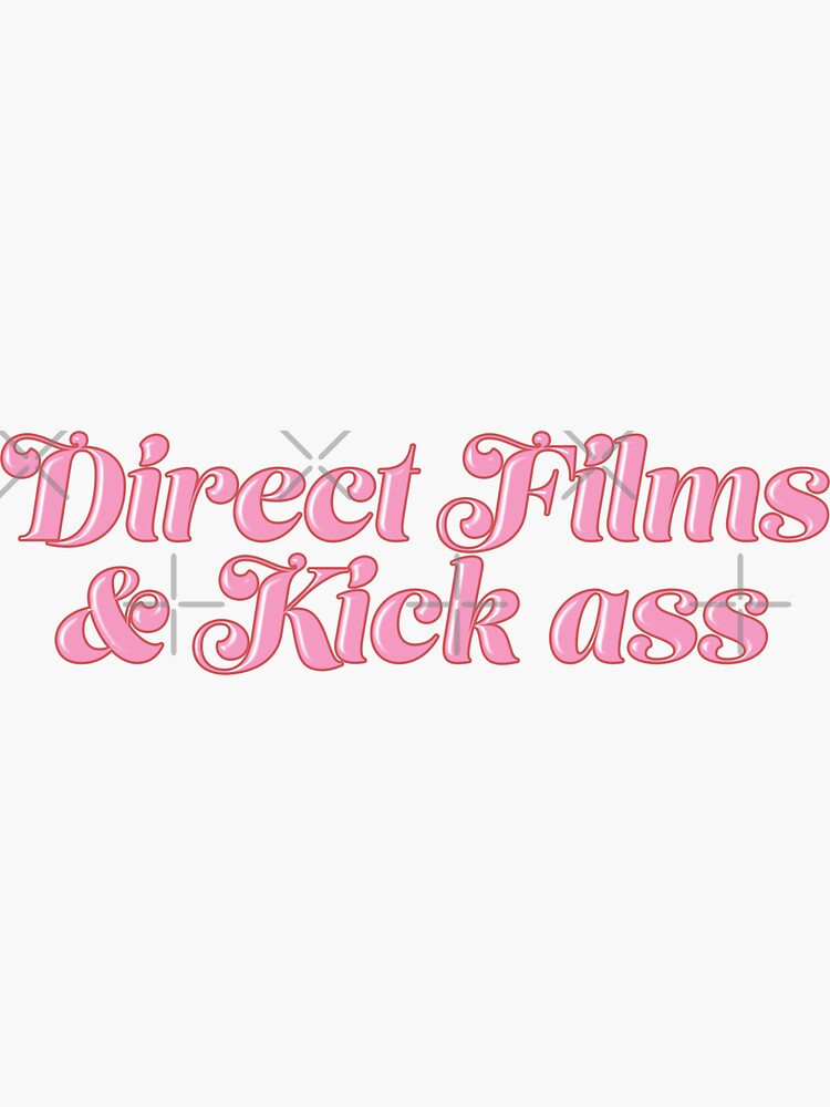 "Direct Films and Kick Ass" Sticker for Sale by TriforceWhovian | Redbubble