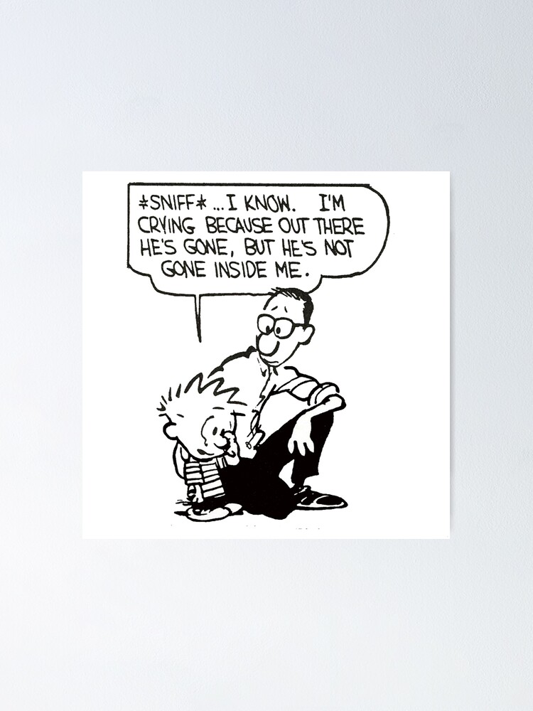 "calvin" Poster for Sale by sinjawgym | Redbubble