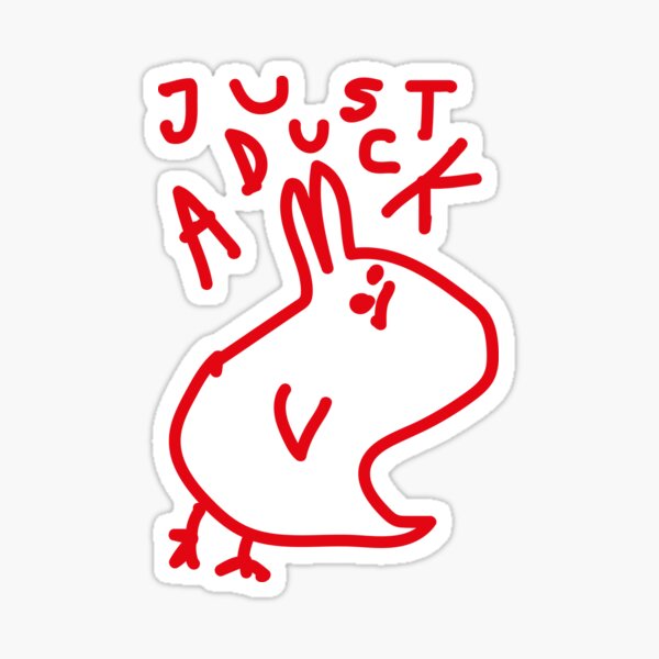 "Just a Duck by Sidro" Sticker for Sale by Sidro | Redbubble