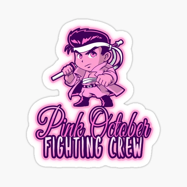 "Pink October Fighting Crew" Sticker for Sale by CreativeMindEra ...