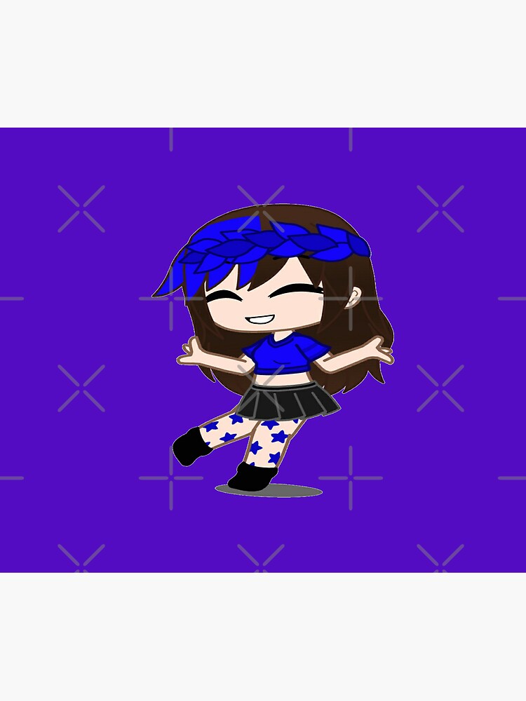"Gacha club girl. Girl with pop style and skirt. Gacha girl with ribbon ...