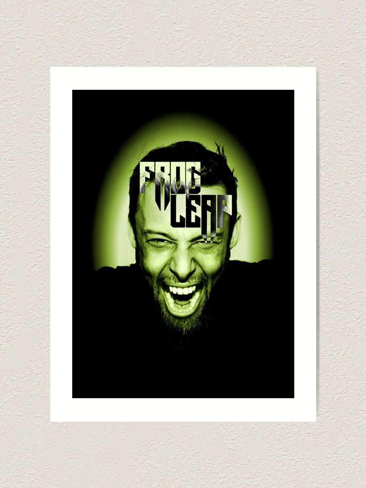 "Frog Leap Studios Leo Moracchioli portrait olive green growl scream ...