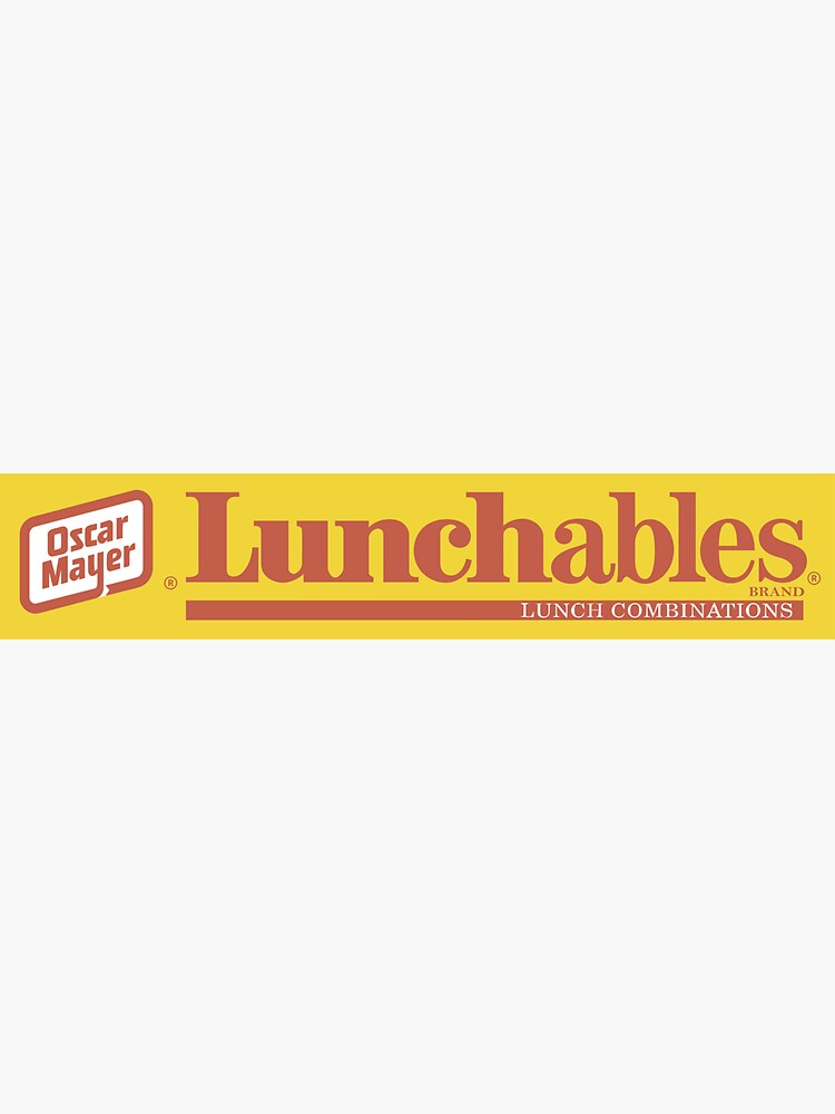 "kaubuatku-lunchables-meranakah" Sticker for Sale by endado | Redbubble