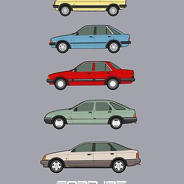 "1985 Ford Classic Car Collection" Poster for Sale by RJWautographics ...