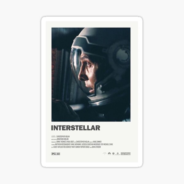 "interstellar movie " Sticker for Sale by gataudkggjuase | Redbubble