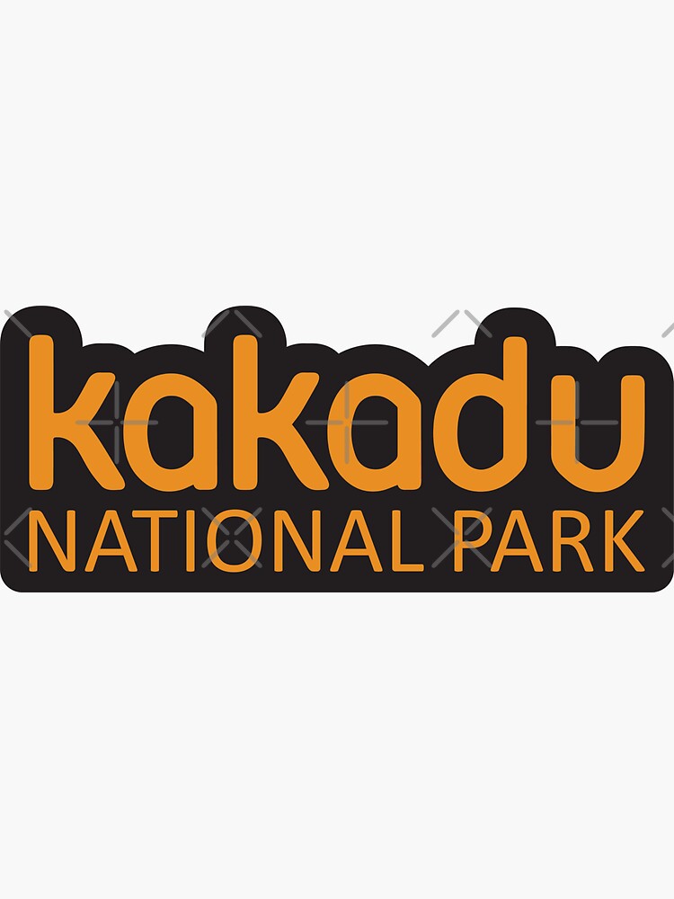 "Kakadu National Park Sign - Black Yellow" Sticker for Sale by ...