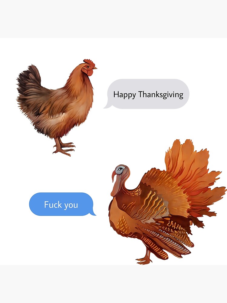 "Chicken vs Turkey" Poster for Sale by MandMco | Redbubble