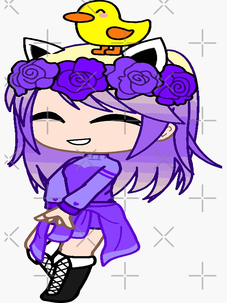 "Gacha club girl. Pop style girl in a skirt and sweater on the hip ...