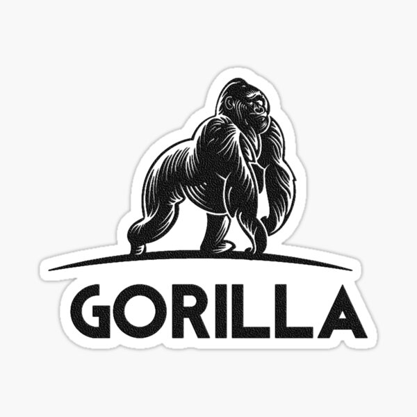"Killa Gorilla" Sticker for Sale by supportyolo | Redbubble