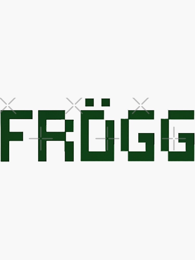 "FROGG Logo" Sticker for Sale by warrax | Redbubble