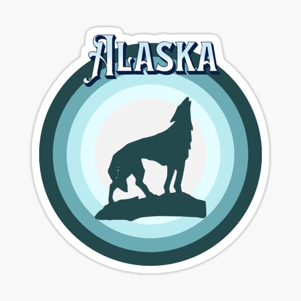 "Alaska" Sticker for Sale by AnimalandWild | Redbubble