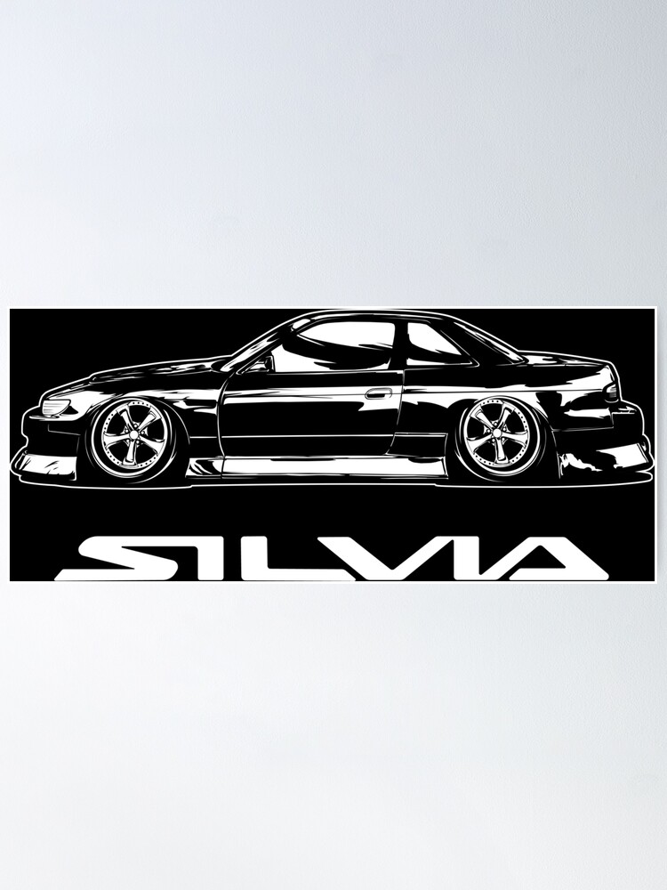 "Nissan Silvia s13 " Poster for Sale by RACING FACTORY | Redbubble