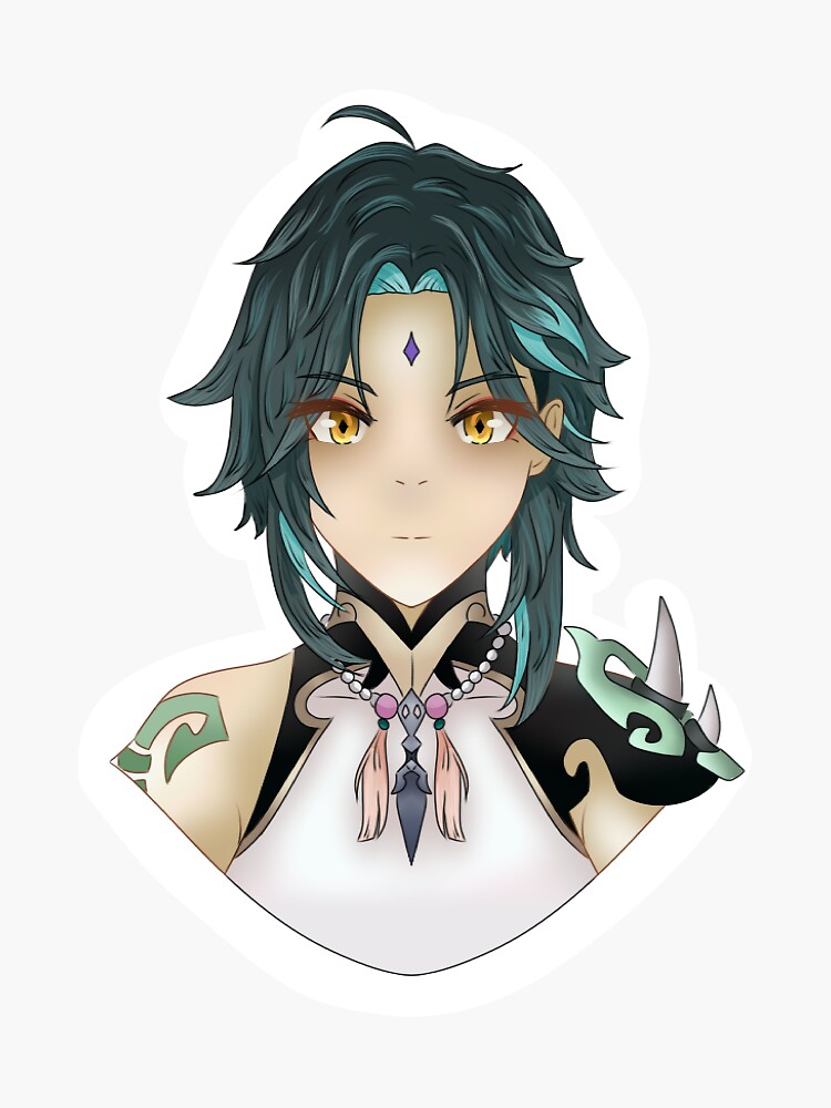 "Xiao Sticker" Sticker for Sale by Cabyy | Redbubble
