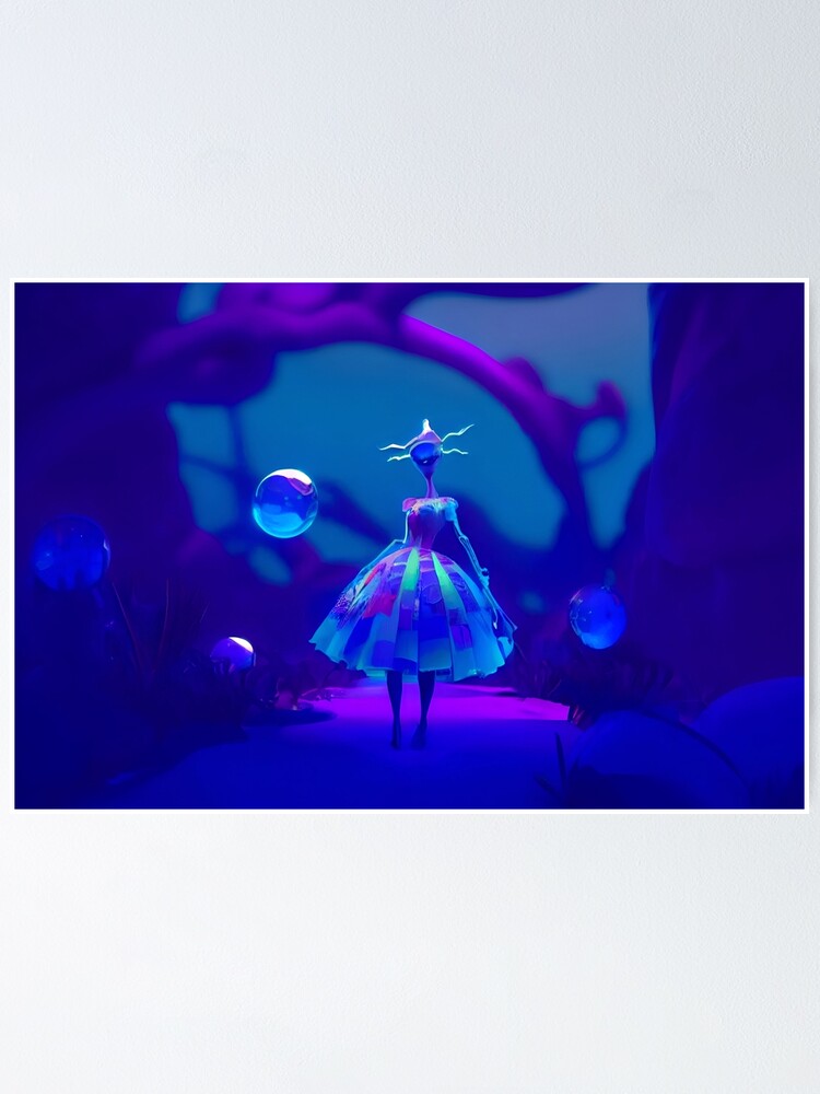 "Surreal - Light Creature in a magical world" Poster for Sale by ...