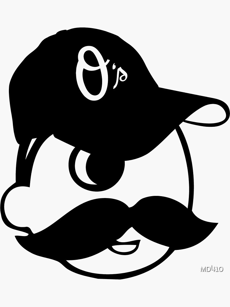 "Maryland Natty Boh - O's" Sticker for Sale by MD410 | Redbubble