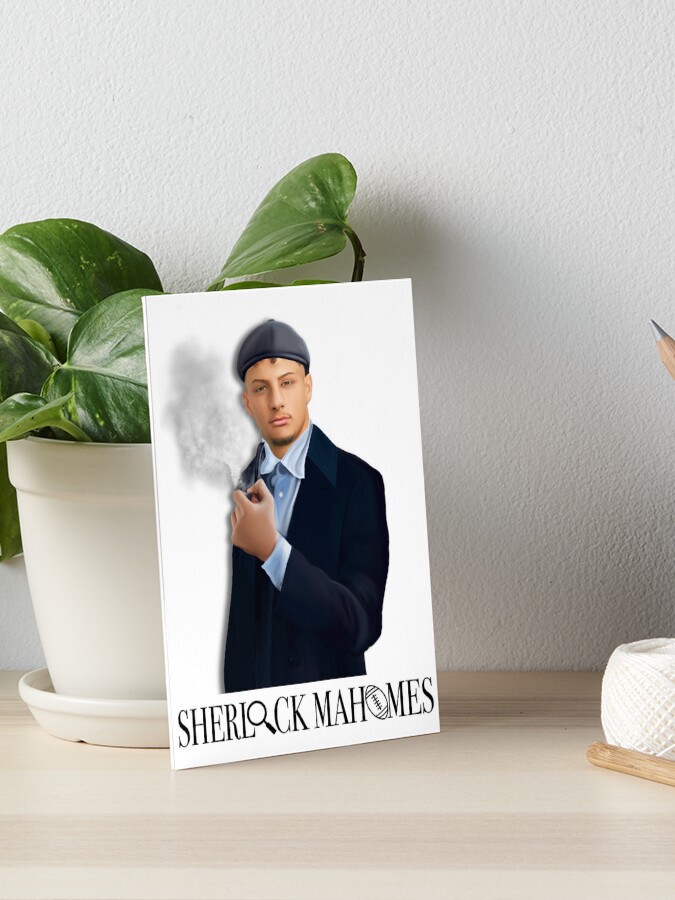 "Patrick Mahomes is Sherlock Mahomes" Art Board Print for Sale by ...