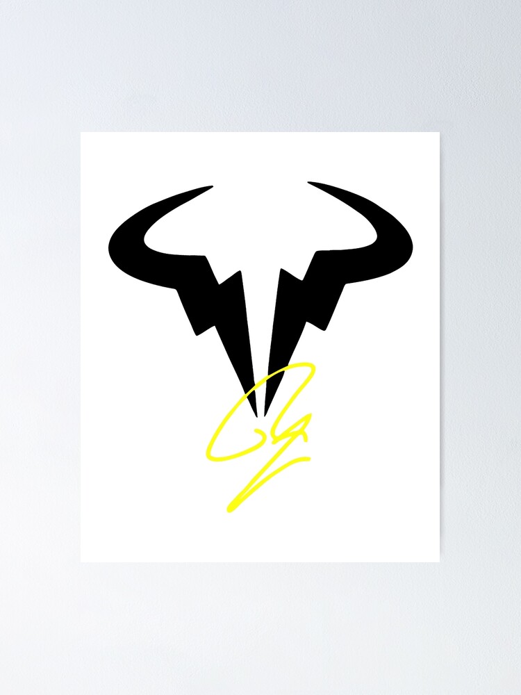 "rafael nadal logo" Poster for Sale by Thewhiteduck | Redbubble