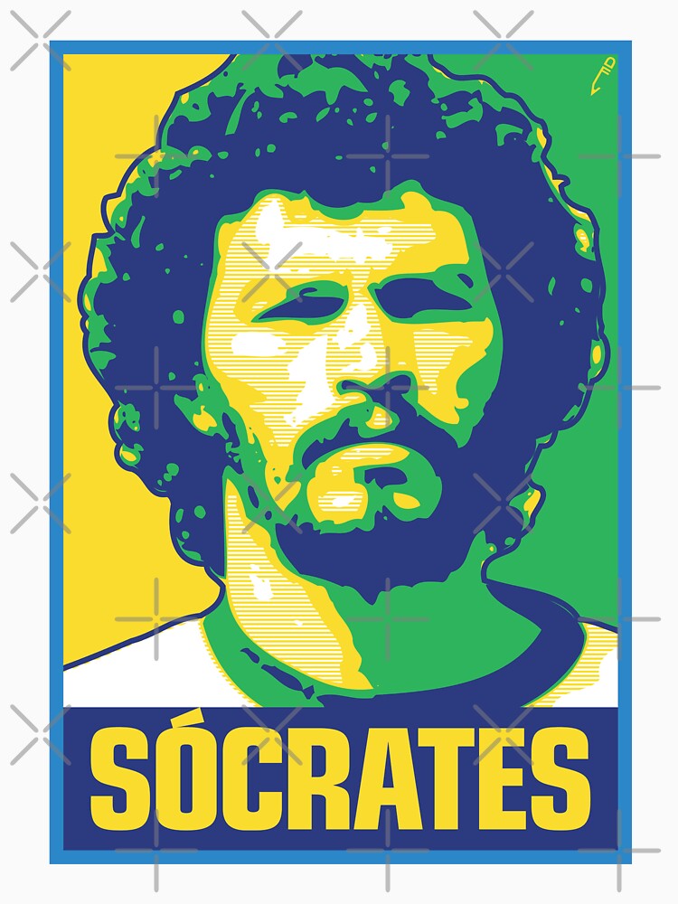"Sócrates - BRAZIL" T-shirt for Sale by DAFTFISH | Redbubble | hope t ...