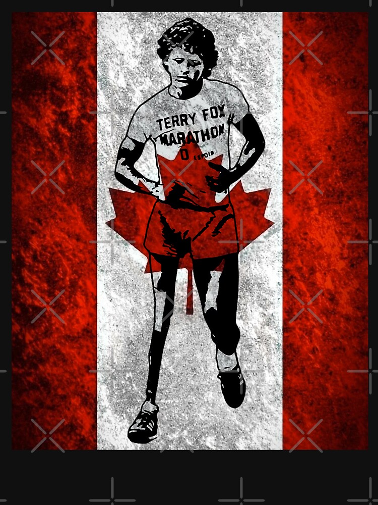 "Terry Fox Canadian Flag" T-shirt for Sale by SweetApparel22 ...